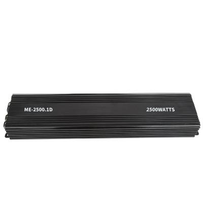 China Class D Car Audio Power Amplifier RMS 2500Wrms 1 Ohm Impedance Spl Mono Power Amplifier with Crossovers for sale