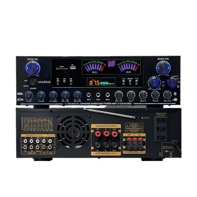 China AV-9898 Cannon Home Audio Receiver Home Amplifier 5.1 CH 500W*2+200W Surround+300W Subwoofer Durable Metal Independent Passive for sale