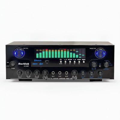 China AV-555BT Professional 5.1 Channel Dynamic Spectrum Amplifier 600W High-Power Home Subwoofer with Metal Construction for sale