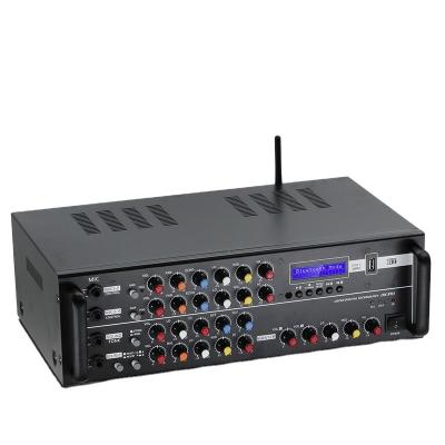 China PA-803WH 2.0 Channel 400W Home Amplifier Hot Selling High Power Receiver with BT Wireless Power Booster Metal Material for sale