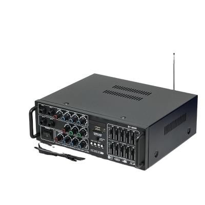 China BT-9999 2.0 Channel 300W Home & Car Amplifier High-Power BT Wireless EQ Equalizer Dual-Use 12V/220V Metal Material Receiver for sale