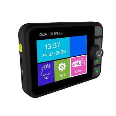 China 2.4-Inch Color LCD DAB/DAB+ Radio Receiver BT Wireless Compatible MP3 Player FM Car Digital Signal Broadcasting for 1 Year for sale