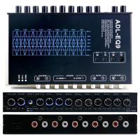China Hot-Selling 9-Band Car Audio EQ Tuning Crossover Amplifier Factory Source Cross-Border Best-Selling Audio Processor for sale