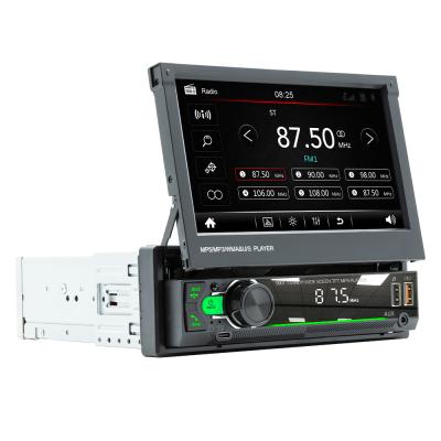 China 7-Inch Single-Cylinder Telescopic Screen Car MP5/Mp4/Mp3 Player Smart BT Wireless Central Control FM Radio Player for sale