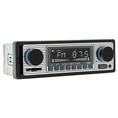 China 1 Din Plastic Car MP3 Radio with BT Handsfree FM/SD Power Protection AUX USB Multimedia Player WAV Audio Format Voice Broadcast for sale