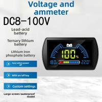 China Two-wire 7-100V Digital Voltmeter for Lead-Acid Lithium Batteries Electric Meter Digital Display Universal Model 8856D Shenzhen for sale