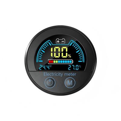 China 8100V Two-Wire DC Voltmeter Universal for Lead-Acid Lithium Batteries; Digital Battery Gauge Waterproof Display Head Model for sale