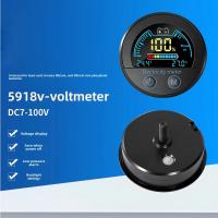 China 8100V Two-Wire DC Voltmeter Universal for Lead-Acid Lithium Batteries; Digital Battery Gauge Waterproof Display Head Model for sale