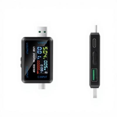 China USB-C Digital Multi-Function Power Meter Real-Time Voltage Current & Capacity Display CD4-30V Range for sale