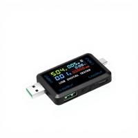 China USB-C Digital Multi-Function Power Meter Real-Time Voltage Current & Capacity Display CD4-30V Range for sale