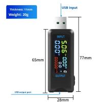 China USB-C Digital Multi-Function Power Meter Real-Time Voltage Current & Capacity Display CD4-30V Range for sale