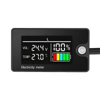 China LCD Power Meter 8-100V with Voltage/Temperature/Capacity Display for EV Lead-Acid & Lithium Batteries Model for sale
