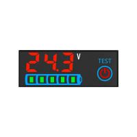 China 4015N Power Display Board DC 7-55V for Lead-Acid & LiFePO4 12V/24V Batteries for sale