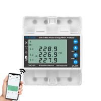 China RMshebei Tuya App-Control Smart Breaker 3-Phase WiFi PV Energy Monitoring 80-380V Auto Reset AC Voltage Imbalance Detection for for sale