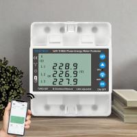 China RMshebei Tuya App-Control Smart Breaker 3-Phase WiFi PV Energy Monitoring 80-380V Auto Reset AC Voltage Imbalance Detection for for sale