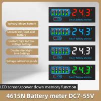 China DC7-55V 3S-14S Battery Level Indicator 12V 24V 36V 48V 18650 Lipo Lithium Board Voltage Tester PCB Base Material Charging Tester for sale