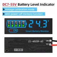 China DC7-55V 3S-14S Battery Level Indicator 12V 24V 36V 48V 18650 Lipo Lithium Board Voltage Tester PCB Base Material Charging Tester for sale