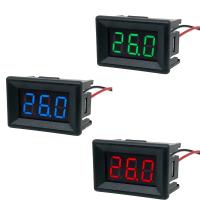 China 0.36 Inch Digital Red LED Display Panel Portable Multimeter Backlit LCD 3-Bits Voltage Meter Voltmeter Tester DC3.5-30V Range for sale