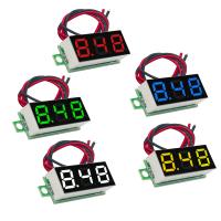 China 0.28 Inch DC LED Digital Voltmeter 0-100V Auto Car Mobile Power Voltage Tester Detector 12V Battery Supply Measures Frequency for sale