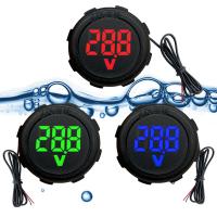 China DC 4-100V LED Digital Display Two-Wire Waterproof Voltmeter Car Voltage Current Meter Volt Detector Tester Electric DIY Supplies for sale
