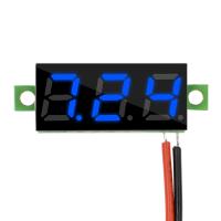 China 0.28inch 0.36inch LED Digital Voltmeter Ammeter Plastic Car Voltage Current Meter Red Volt Detector Tester Monitor Panel for sale