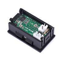 China Mini Digital Panel Meter Tester 100V 10A Dual LED & LCD Display Volt & Current Voltage Detector for DC for sale