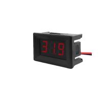 China Mini 0.36inch LED Display Digital Voltmeter Panel Meter 0-100V DC Range Red Color Electromobile Car Temperature Voltage Meters for sale