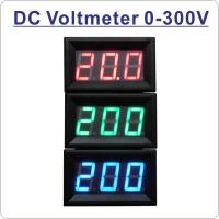 China DC 0-300V 0-200V LED Digital Voltmeter & Ammeter Meter Dual Meter for Voltage & Current Measures Temperature AC Power Supply for sale