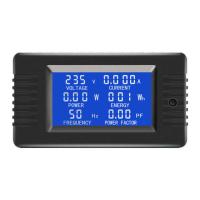 China PZEM-022 Digital Power Energy Meter 5A/10A/100A Ampermeter Voltmeter Frequency Measurement Single Phase Electronic Accessory for sale