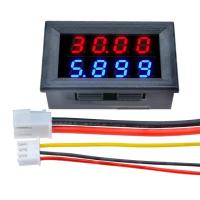 China 0.28'' LED Digital DC Voltmeter Panel LCD Display Amperemeter Analog Temperature Frequency Resistance Meter 10A/50A/100A Range for sale