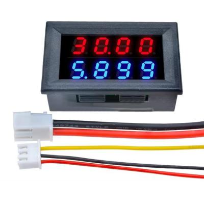 China 0.28'' LED Digital DC Voltmeter Panel LCD Display Amperemeter Analog Temperature Frequency Resistance Meter 10A/50A/100A Range for sale