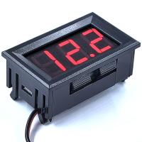 China DC5V-120V Digital Voltmeter Ammeter 0.56inch Two-Wire LED Display for Car Electromobile Motorcycle DC Voltage Pattern Tester for sale