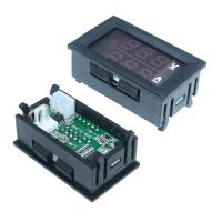 China DC 0-100V LED Digital Display Meter Dual Display Voltage & Current 1A 10A 50A 100A Voltmeter 0.56 Inch 0.28inch LED Displays for sale