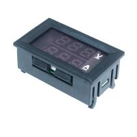 China DC 0-100V LED Digital Display Meter Dual Display Voltage & Current 1A 10A 50A 100A Voltmeter 0.56 Inch 0.28inch LED Displays for sale
