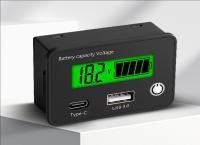 China USB Fast Charge Type-C Battery Meter Display DC8-30V Voltage Meter Capacitor Capacity Meter for sale