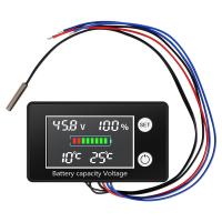 China Digital Battery Capacity Voltage Meter DC10V-100V Lead Acid Lithium LiFePO4 Car Motorcycle LED Voltmeter for sale