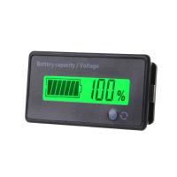 China GY-6D LCD Display Battery Testers Voltmeter Power Level Indicator 6-63V Range for Lead-Acid Lithium Batteries Capacities for sale