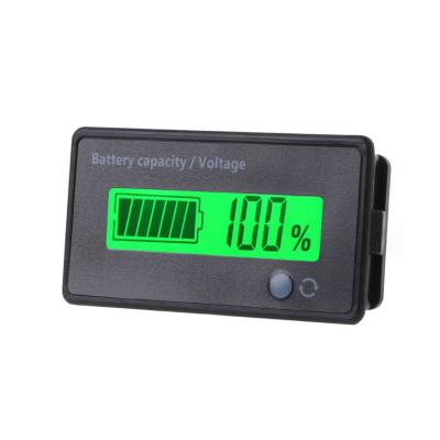 China GY-6D LCD Display Battery Testers Voltmeter Power Level Indicator 6-63V Range for Lead-Acid Lithium Batteries Capacities for sale