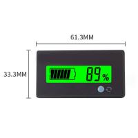 China GY-6D LCD Display Battery Testers Voltmeter Power Level Indicator 6-63V Range for Lead-Acid Lithium Batteries Capacities for sale