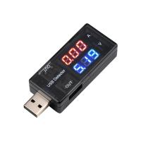 China Dual Digital USB Charger Tester 3-9V 0-5A Current Voltage Battery Voltmeter Ammeter Mobile Power Detector DIY Electric Supplies for sale