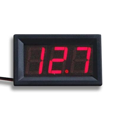 China Two-Cable LED Digital Voltmeter Head 0.36-Inch LCD Display DC4.5V-30.0V Range Reverse Connection Electronic Components for sale
