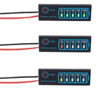 China 3-Series Ternary LED Voltage Level Indicator Meter New Electronic Components for Displaying Lithium Iron Phosphate Lead-Acid for sale