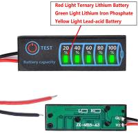 China 3-Series Ternary LED Voltage Level Indicator Meter New Electronic Components for Displaying Lithium Iron Phosphate Lead-Acid for sale
