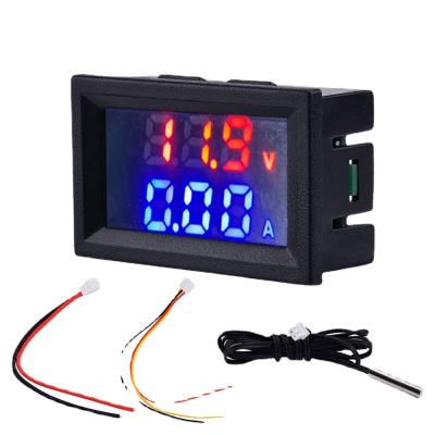 China M430 LED Digital Voltmeter Ammeter DC 4-30V DC Voltage 10A/50A/100A Current Tester Car Motorcycle Volt Temperature Detector for sale