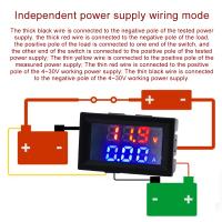 China M430 LED Digital Voltmeter Ammeter DC 4-30V DC Voltage 10A/50A/100A Current Tester Car Motorcycle Volt Temperature Detector for sale