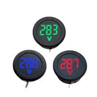 China AC 50-100V Digital LED Voltmeter Car Voltage & Current Meter with Two-Wires Detector Tester Monitor Panel Display for sale