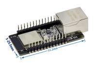 China WT32-ETH01 Embedded Serial Port to Ethernet/WiFi & for ESP32 Wireless MCU Module for sale