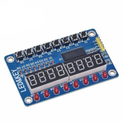 China TM1638 Key Digital Tube LED Display Module (8 Digital Tubes LED Button) for sale