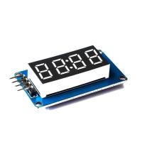China 4 Digital Tube Display Module LED Brightness Adjustable with Clock Point Accessories Building Blocks for sale