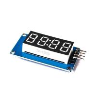 China 4 Digital Tube Display Module LED Brightness Adjustable with Clock Point Accessories Building Blocks for sale
